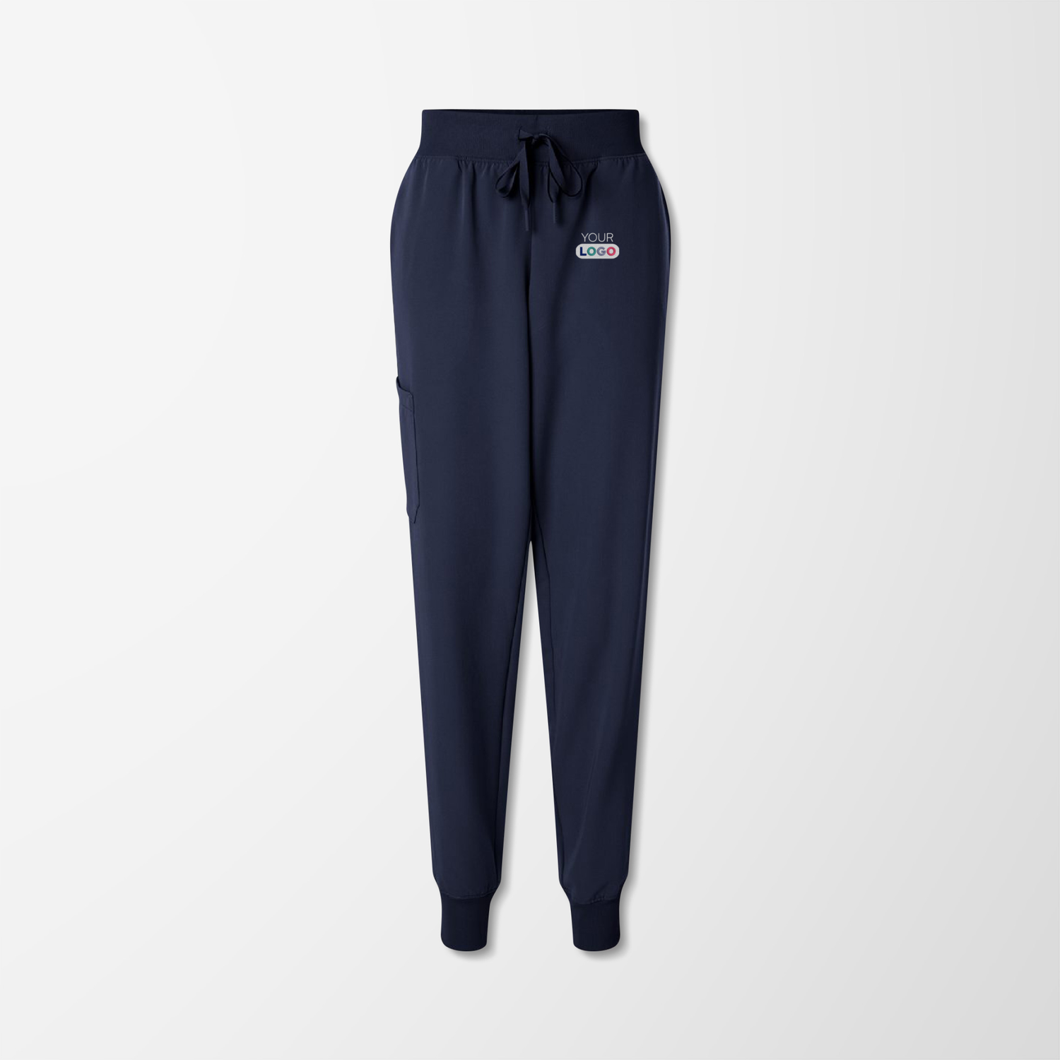 Custom Jaanuu Women's Knit-Waist Silex Scrub Joggers - Petite Sizing ...