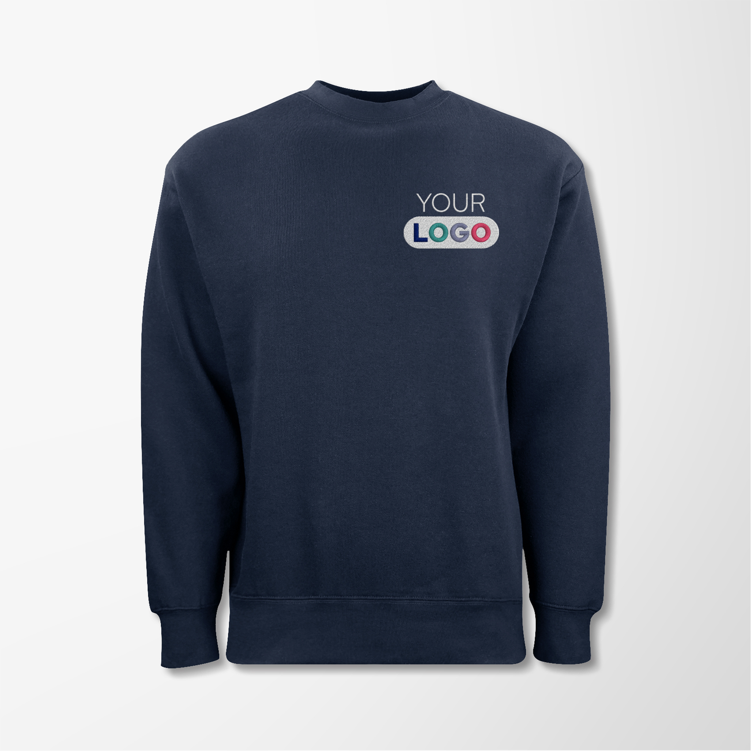 Custom Vantage Varsity Crewneck Fleece Sweatshirt | Pens.com
