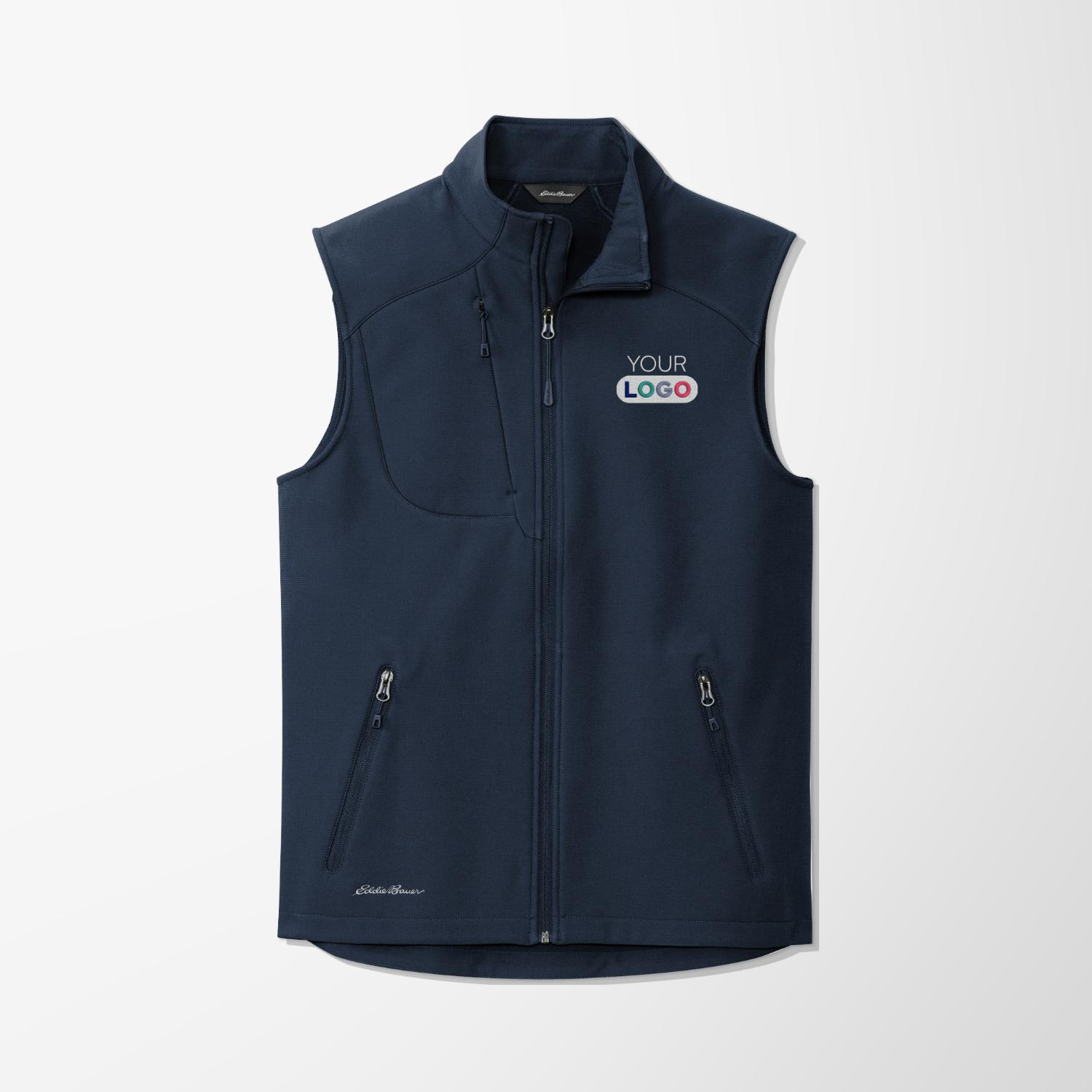 Custom Eddie Bauer® Men's Stretch Soft Shell Vest | Pens.com