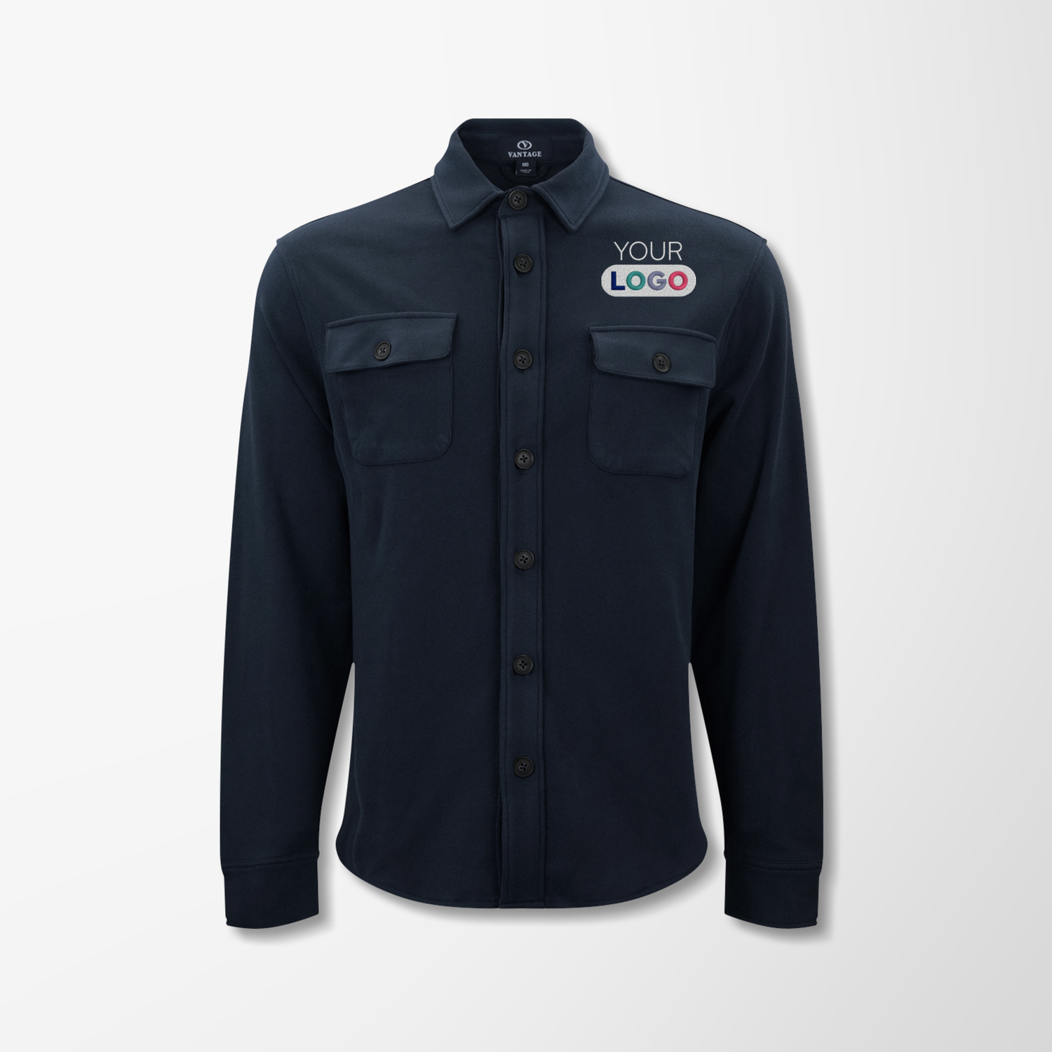 Custom Vantage Men's Journey Overshirt | Pens.com