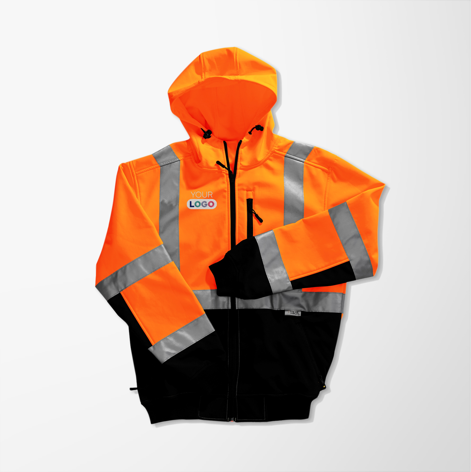 Custom Xtreme Visibility™ Soft Shell Hoodie Jacket | Pens.com