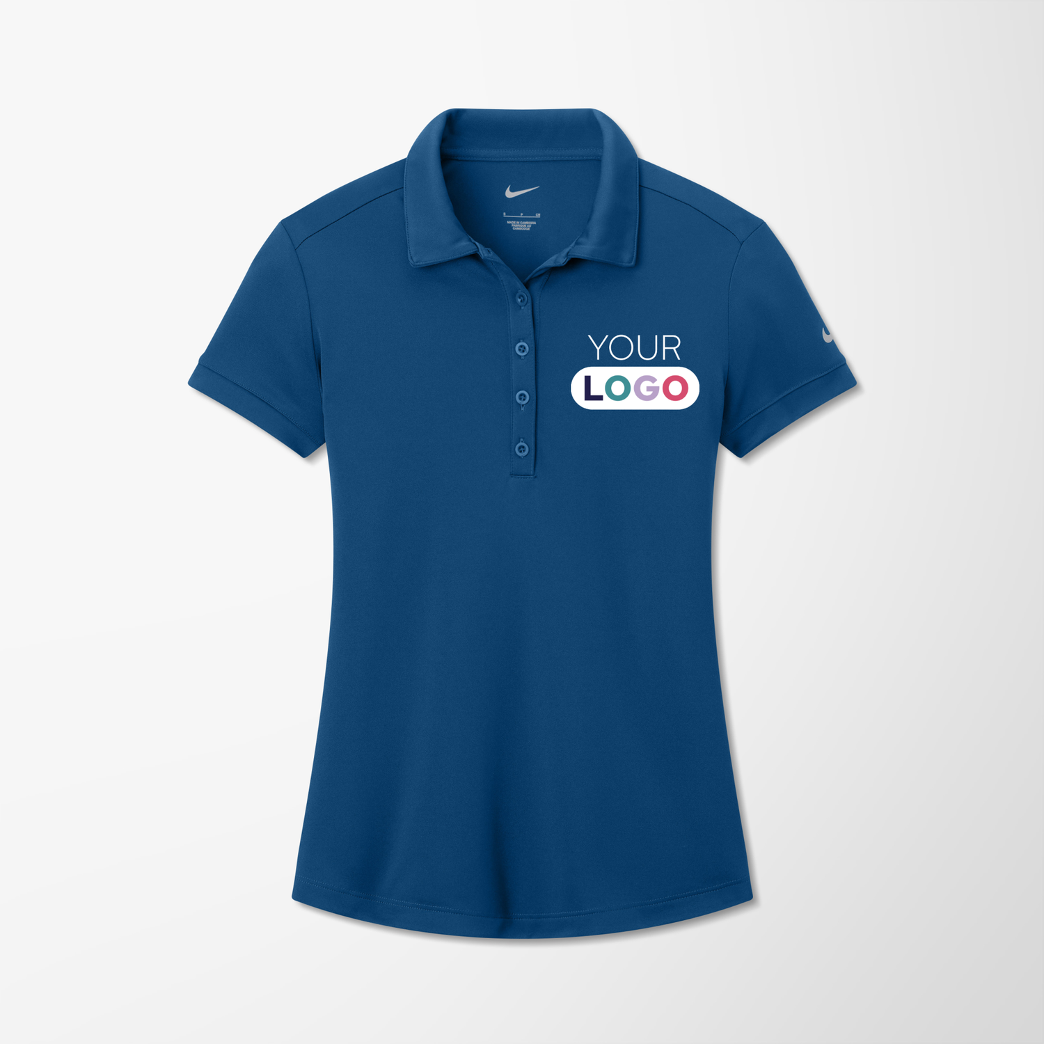 Custom Nike® Women's Modern Fit Dri-FIT Players Polo | Pens.com