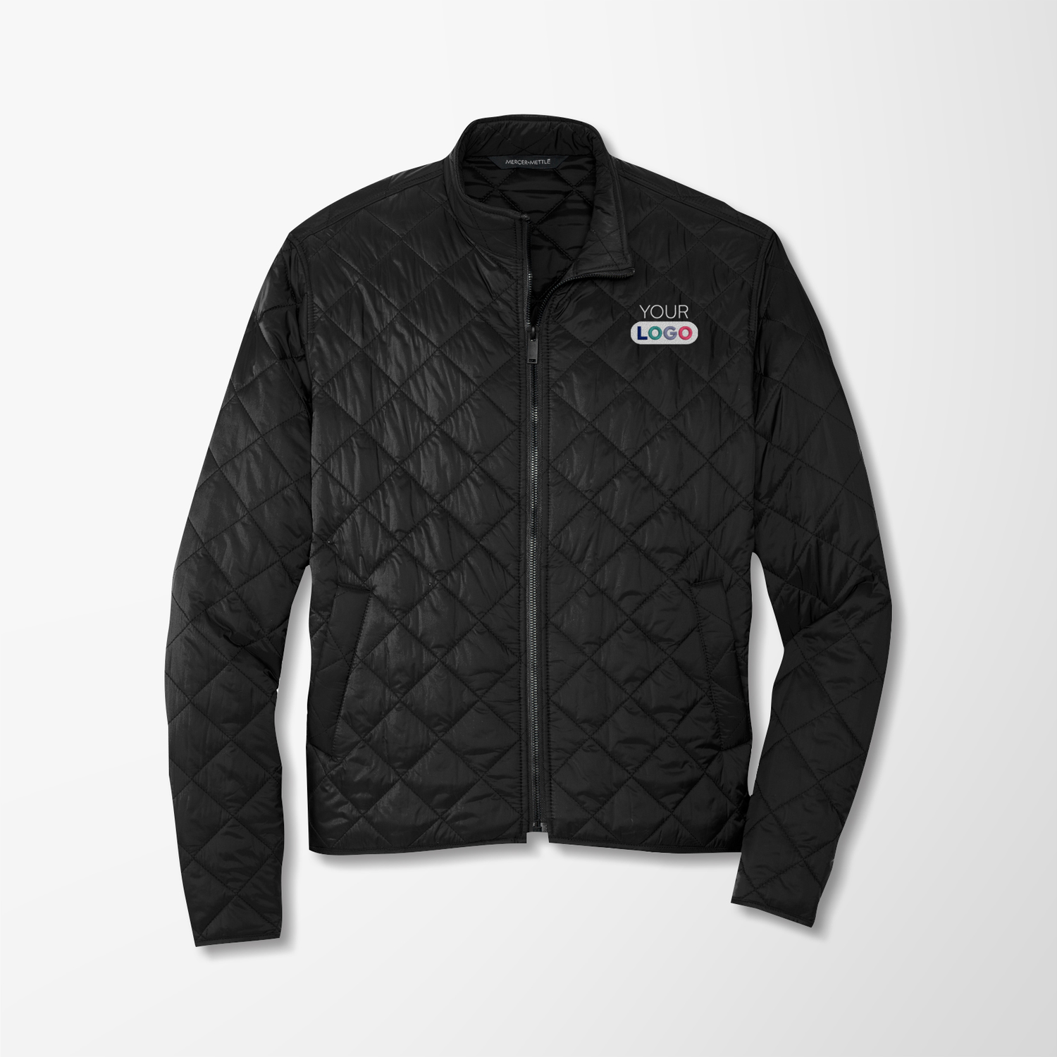 Custom Mercer+Mettle® Men's Full-Zip Quilted Jacket | Pens.com