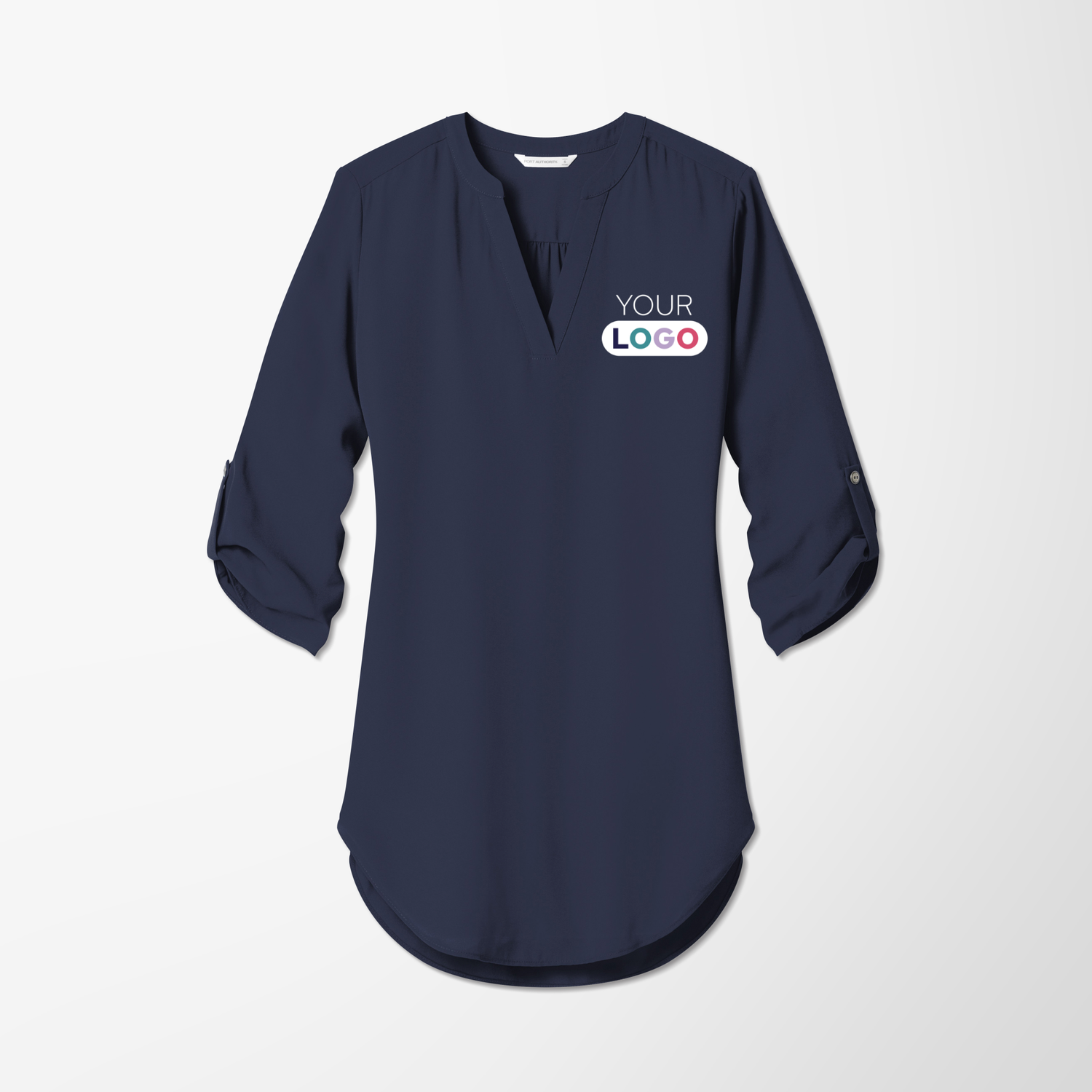 Custom Port Authority® Women's 3/4-Sleeve Crepe Tunic | Pens.com