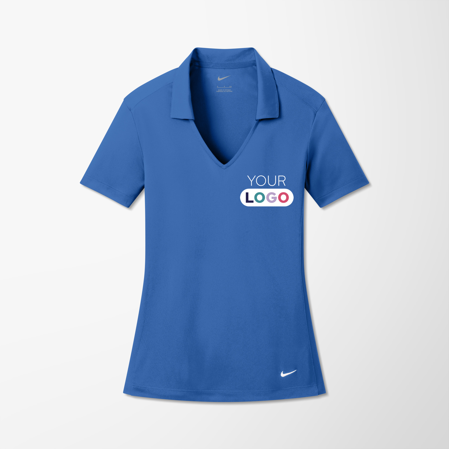 Custom Nike® Women's Dri-FIT Vertical Mesh Polo | Pens.com