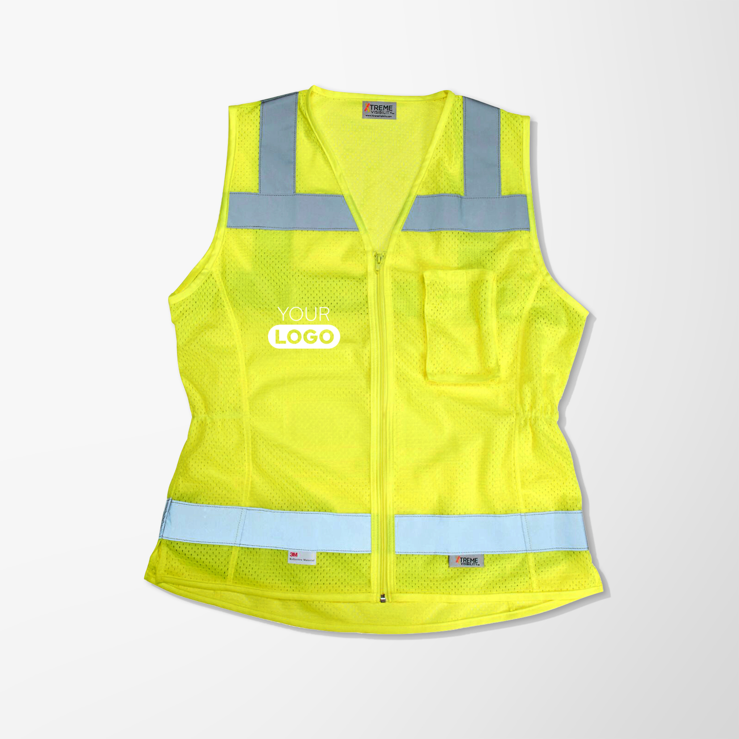 Custom Xtreme Visibility™ Women's Fitted Class 2 Vest | Pens.com