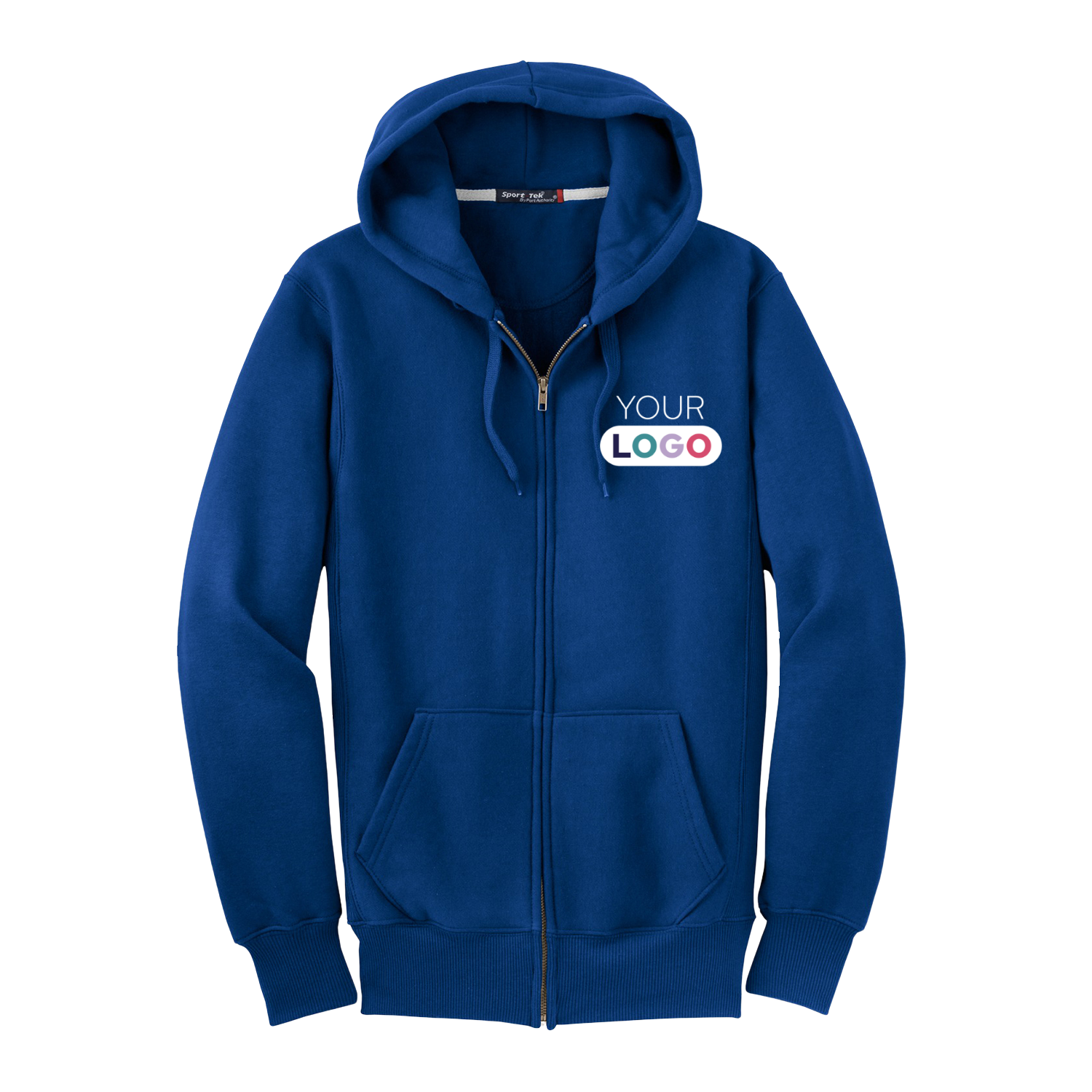 Custom Sport-Tek® Men's Full-Zip Heavyweight Hoodie | Pens.com