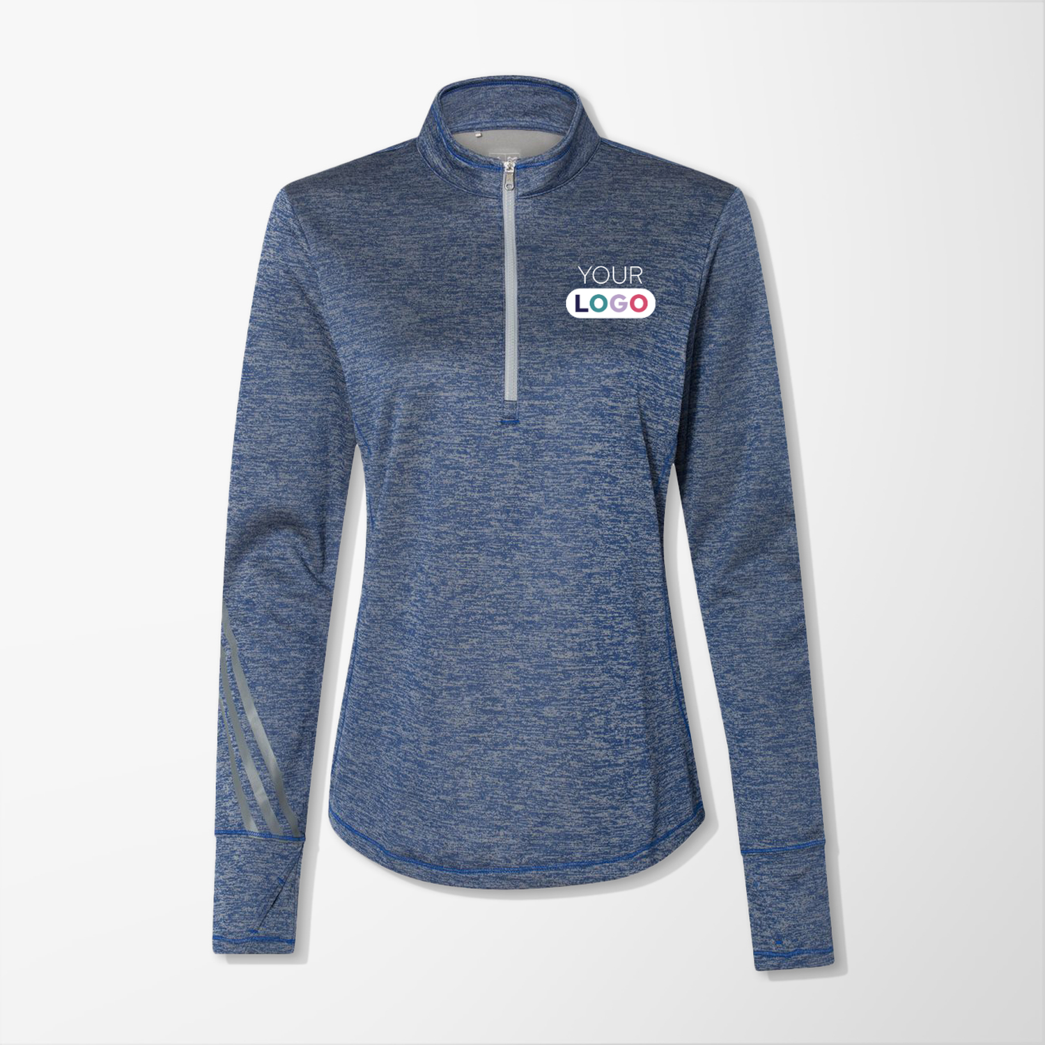 Custom adidas® Women's Quarter-Zip Pullover | Pens.com