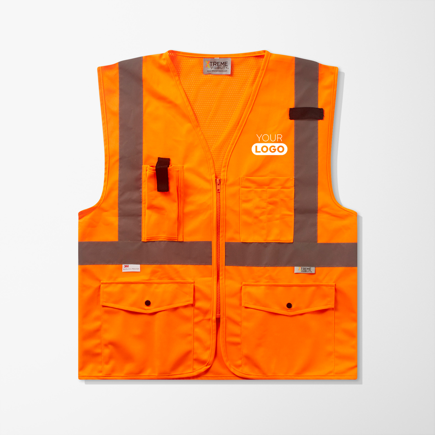 Custom Xtreme Visibility Class 2 Surveyor Vest | Pens.com