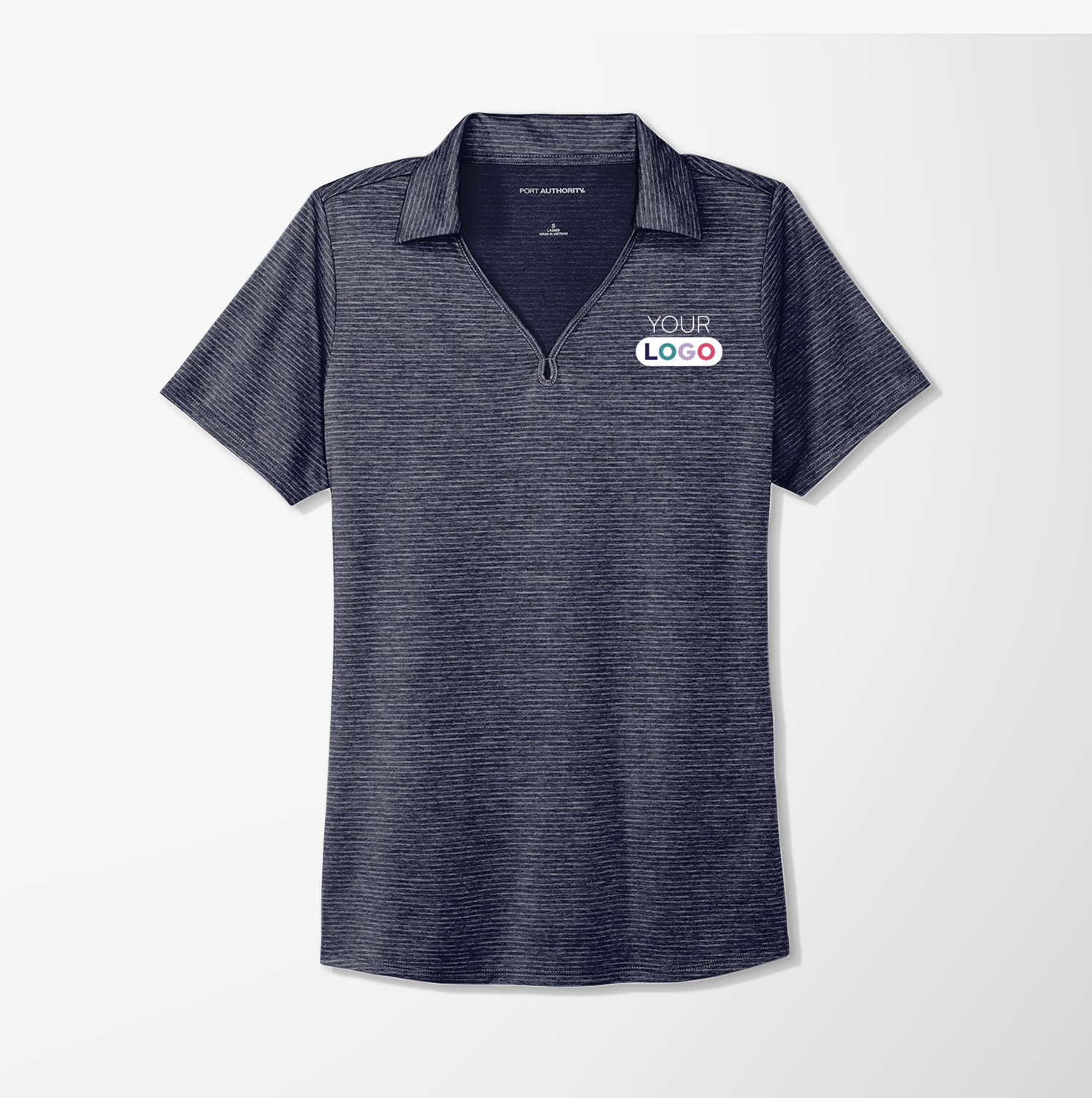 Custom Port Authority® Women's Shadow Stripe Polo | Pens.com