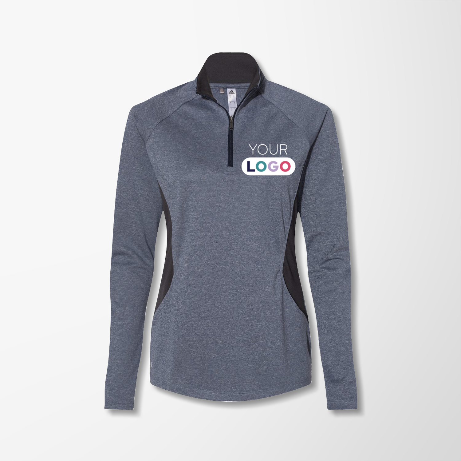 Custom adidas® Women's Quarter-Zip Lightweight Pullover | Pens.com