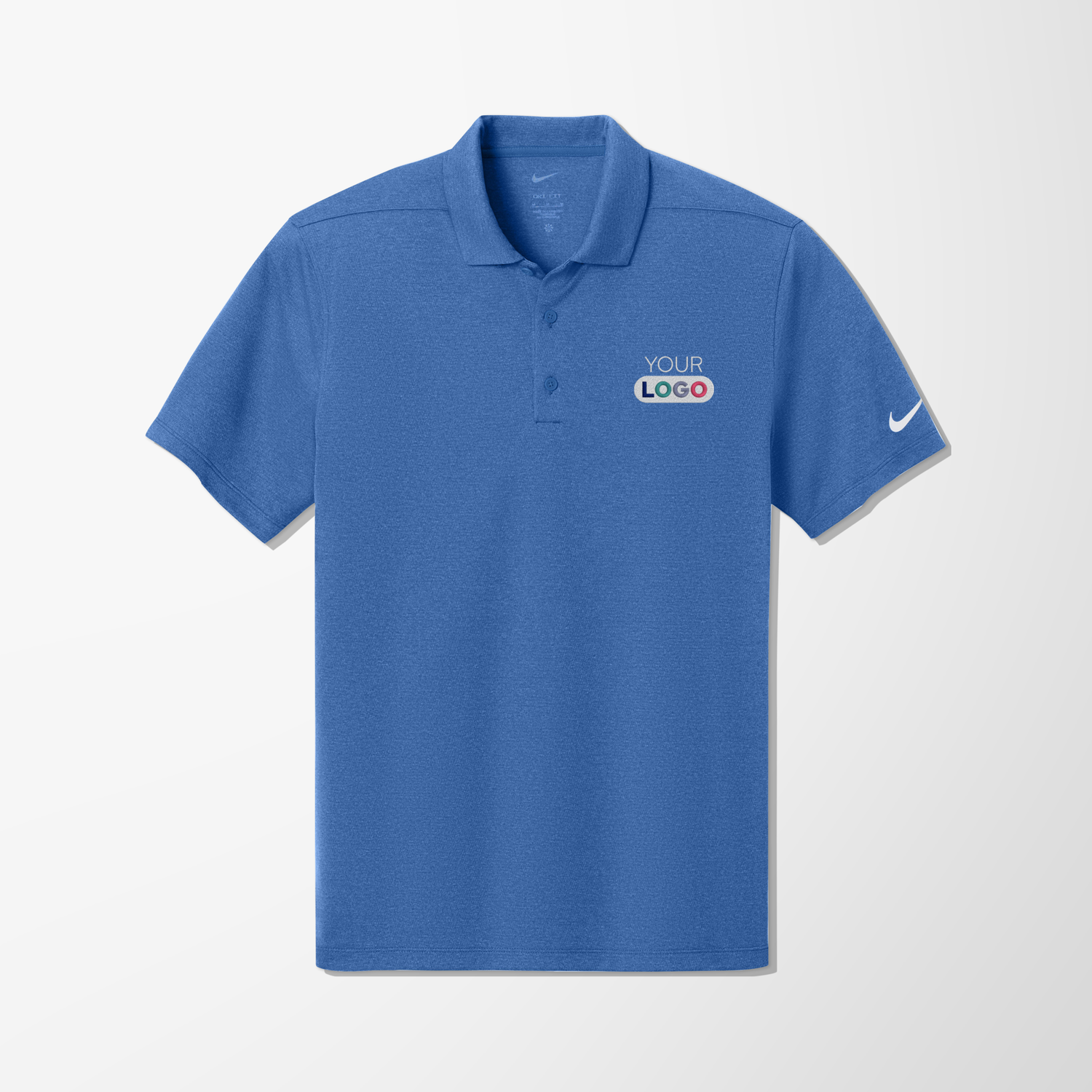 Custom Nike® Men's Heather Dri-FIT Polo | Pens.com