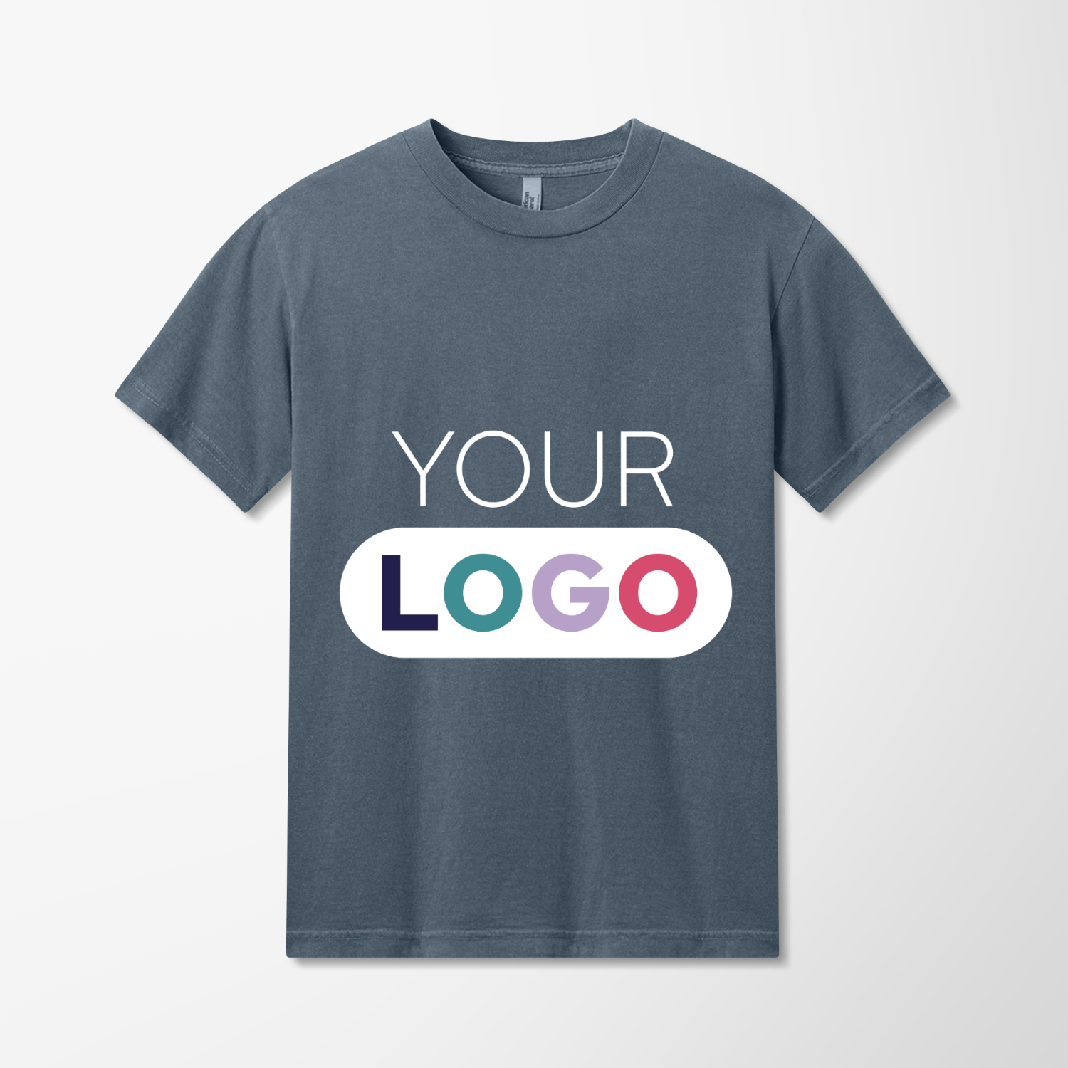 Custom American Apparel Adult Garment-Dyed Heavyweight Cotton T-Shirt ...