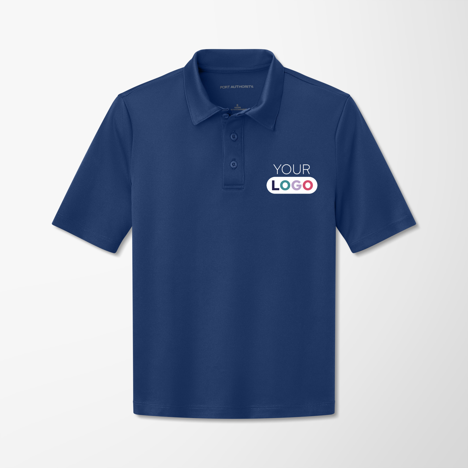 Custom Port Authority® Youth Silk Touch™ Performance Polo | Pens.com