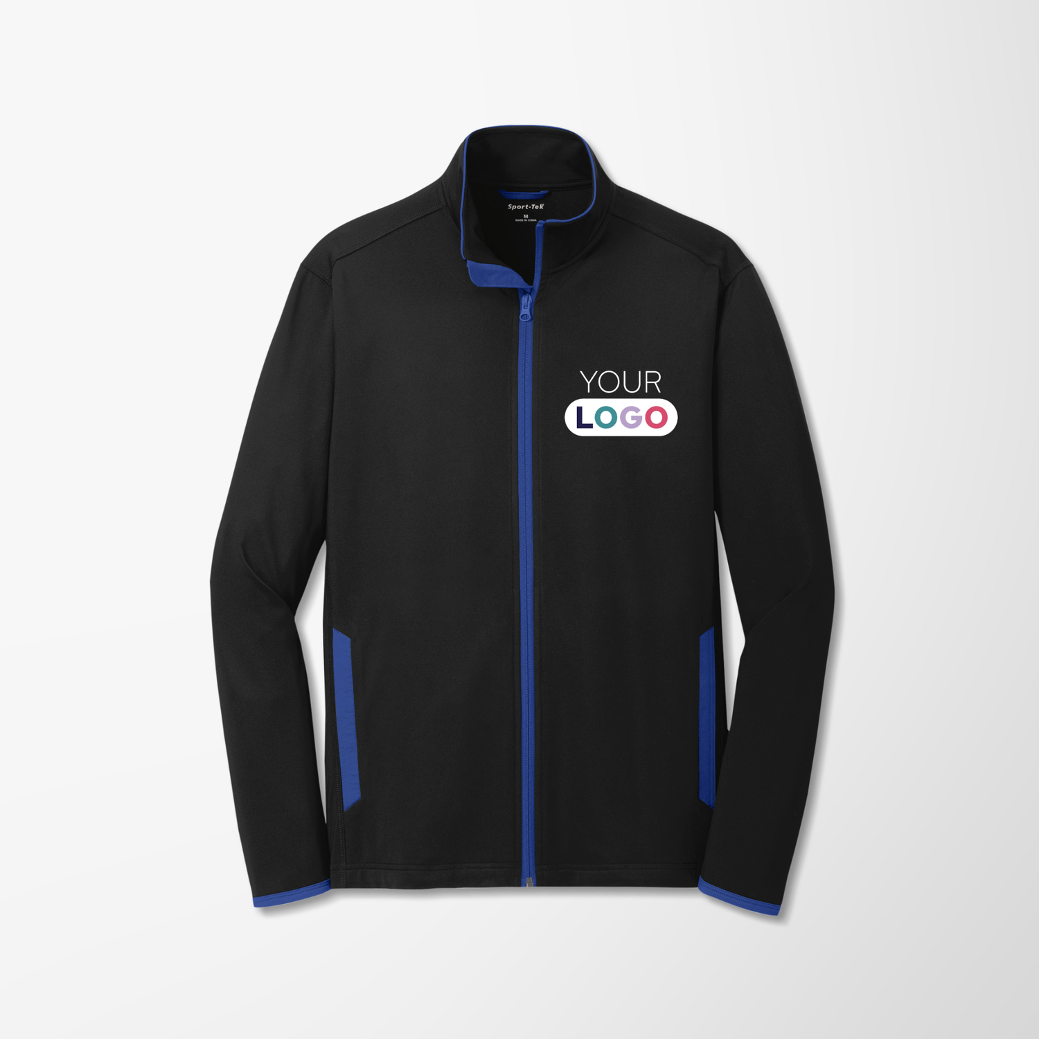 Custom Sport-Tek® Men's Full-Zip Sport-Wick® Jacket | Pens.com
