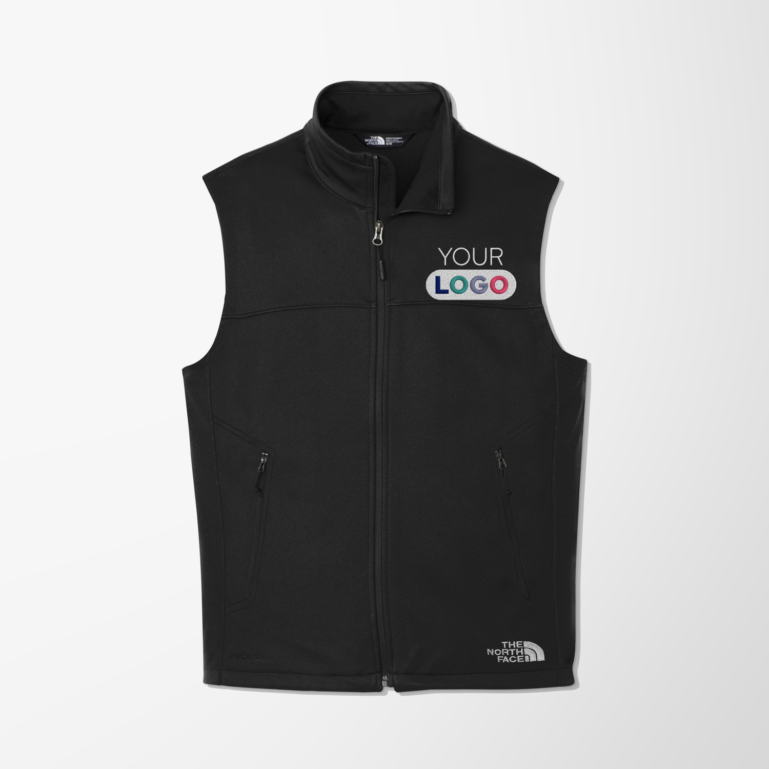 Custom The North Face® Men's Soft Shell Ridgewall Vest | Pens.com