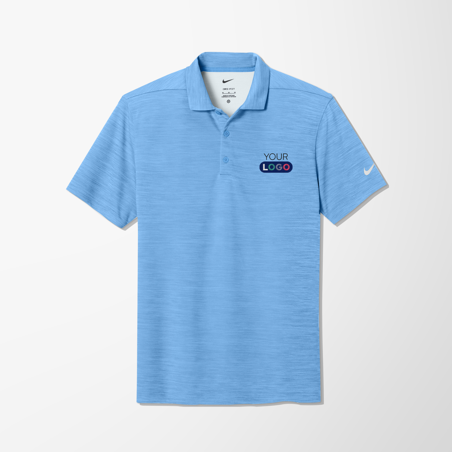 Custom Nike® Men's Striated Dri-FIT Polo | Pens.com