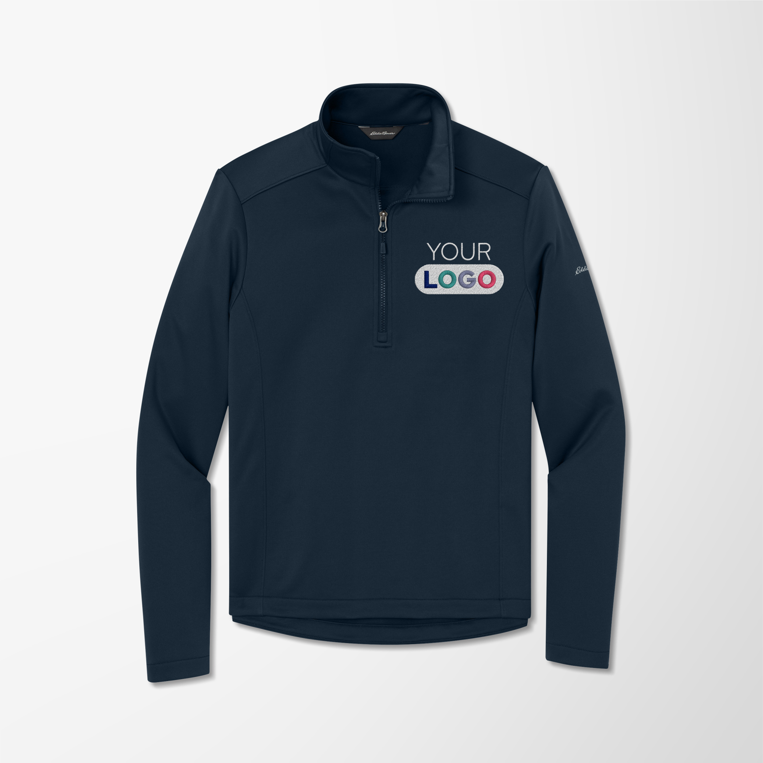 Custom Eddie Bauer® Men's Half-Zip Mid-Layer Fleece Pullover | Pens.com
