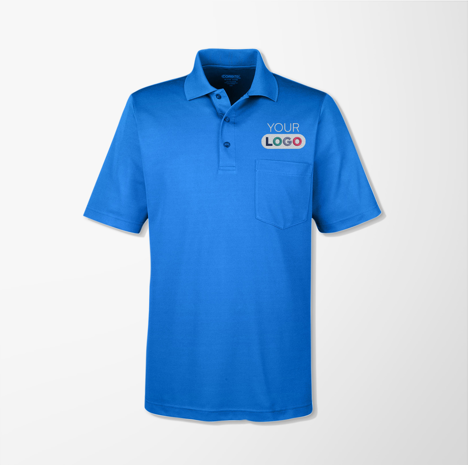Custom Core 365™ Men's Pique Origin Polo With Pocket | Pens.com