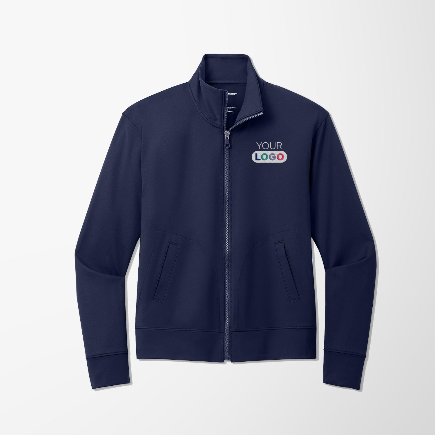 Custom Port Authority® Women's Full-Zip Double Knit Sweatshirt | Pens.com