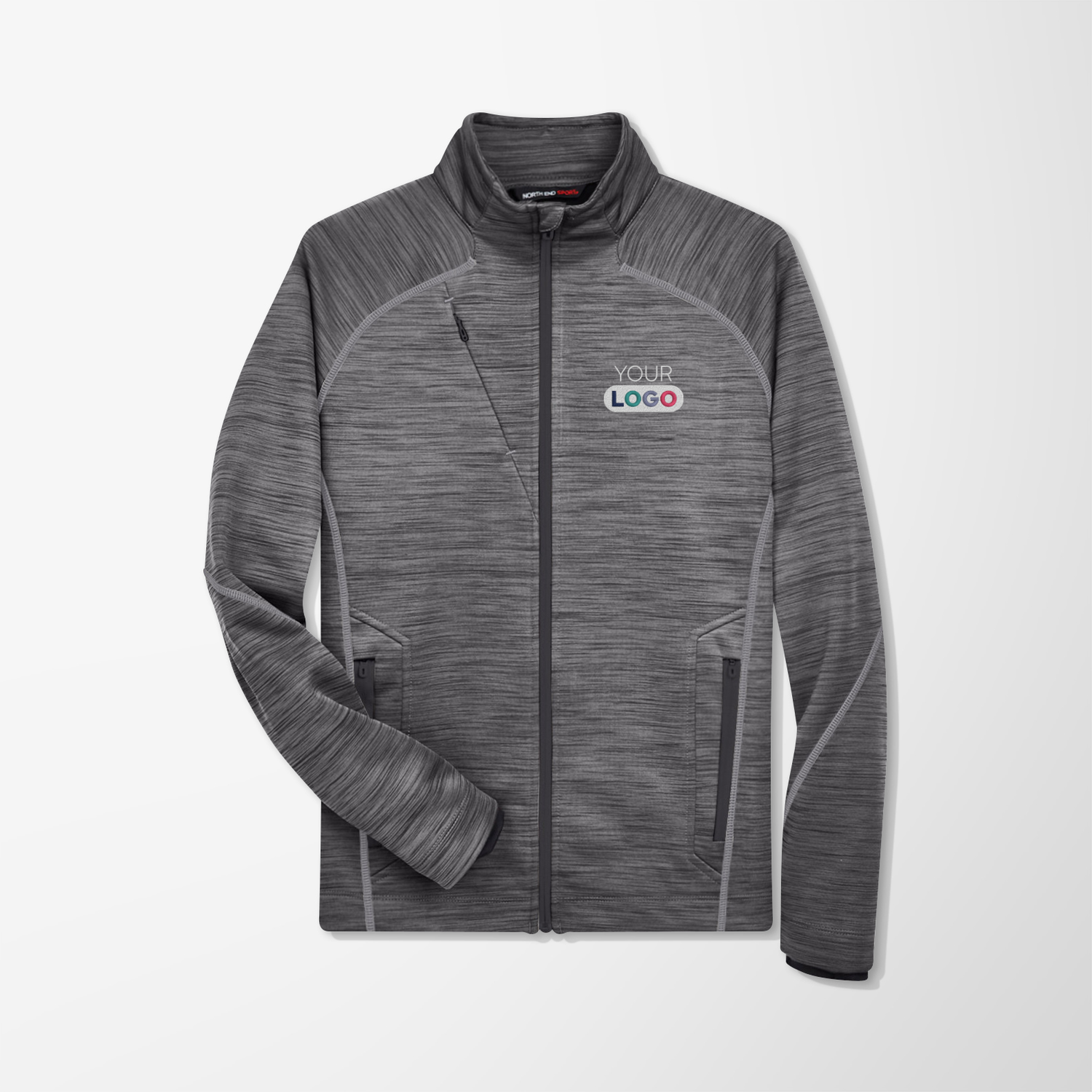Custom North End® Men's Bonded Fleece Flux Jacket | Pens.com