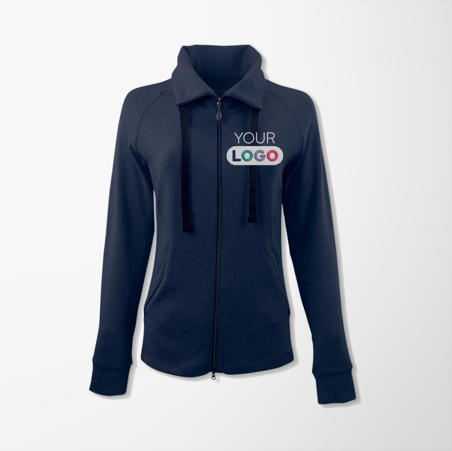Custom Greg Norman Women's Mock Neck Jacket | Pens.com