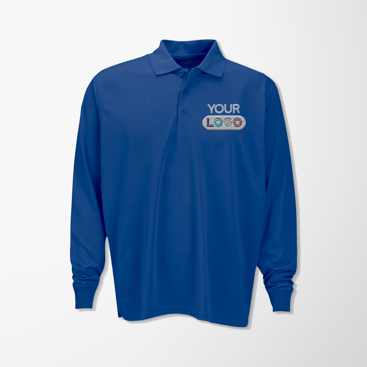 Custom Vansport Men's Long-Sleeve Omega Polo | Pens.com