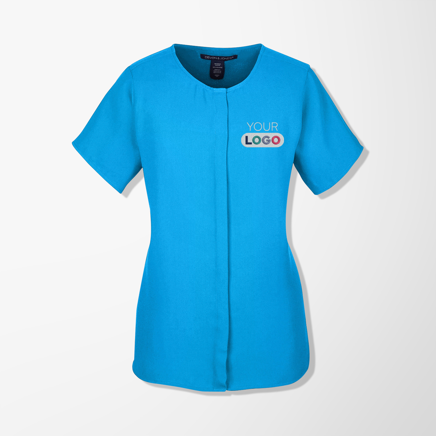 Custom Devon & Jones® Women's Perfect Fit™ Crepe Blouse | Pens.com