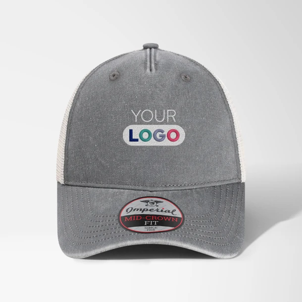 Custom Imperial Mesh-Back Gambit Snapback Cap | Pens.com